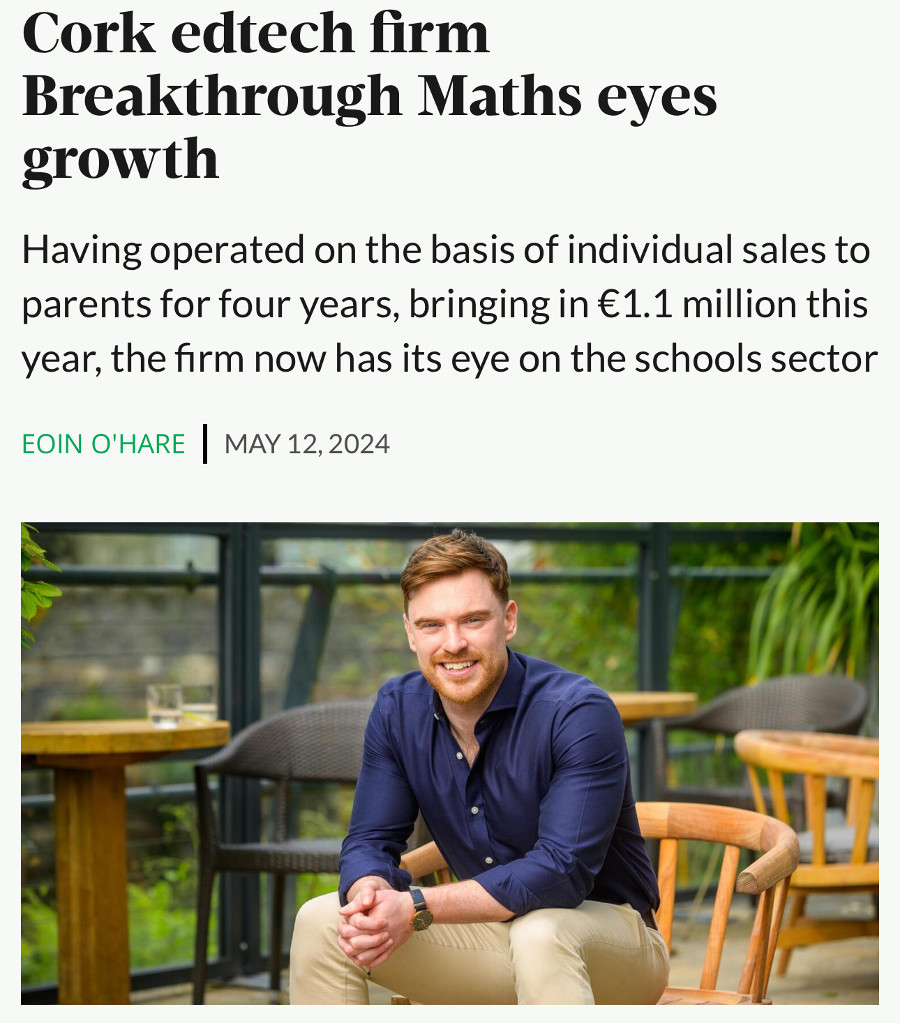 About Breakthrough Maths